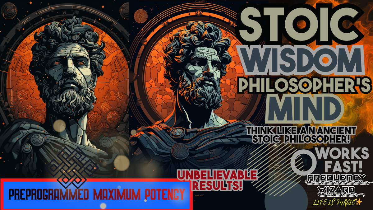 Stoic Wisdom - Philosopher's Mind (Become a Stoic Philosopher!) (LIFE ...