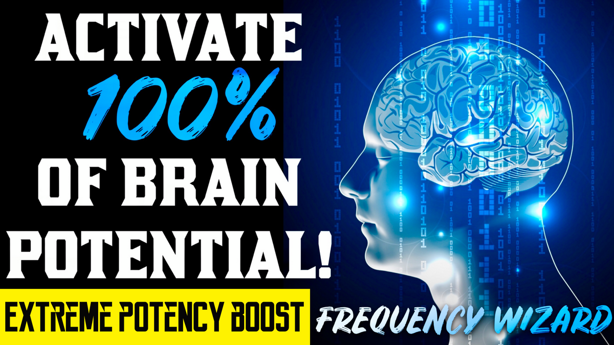 ACTIVATE 100% OF YOUR BRAIN POWER!! POWERFUL SUBLIMINAL BRAIN FREQUENC ...